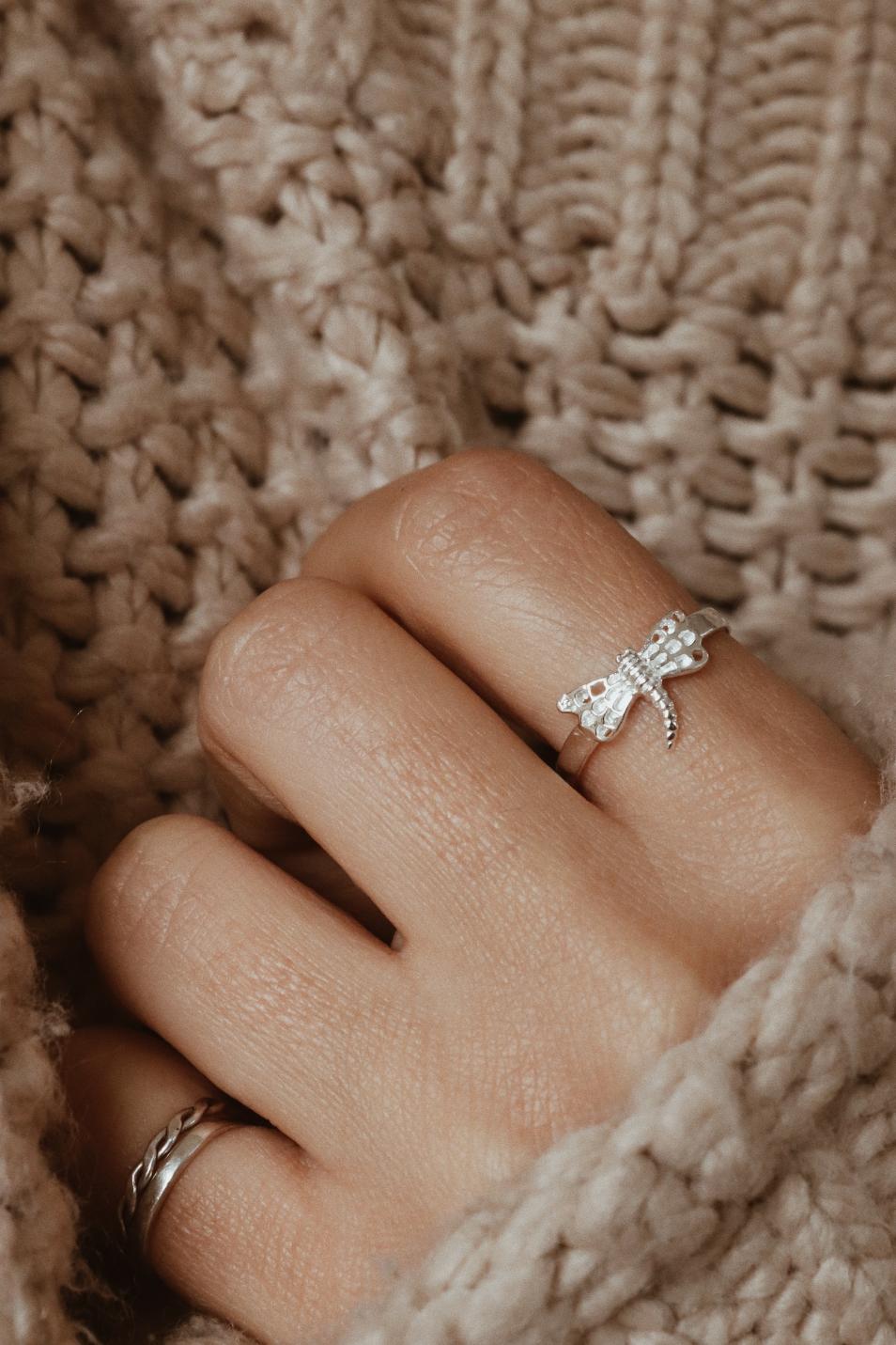 שיפרי-טבעת שפירית עדינה מכסף 925 - TAO