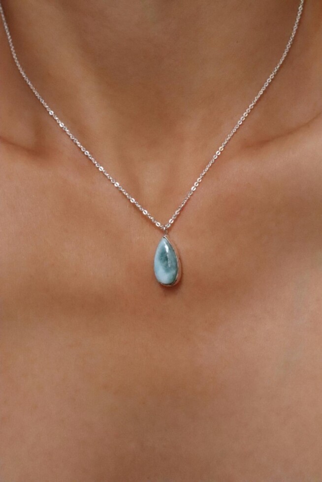 OCEAN LARIMAR-קולקציית תכשיטי לרימר - TAO- תכשיטים עם אבן חן לרימר